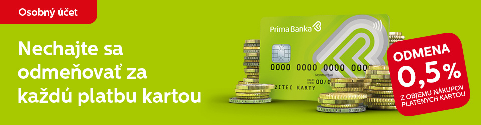 Prima banka - Sporenie, Osobný účet, Pôžička, Hypotéka, Term